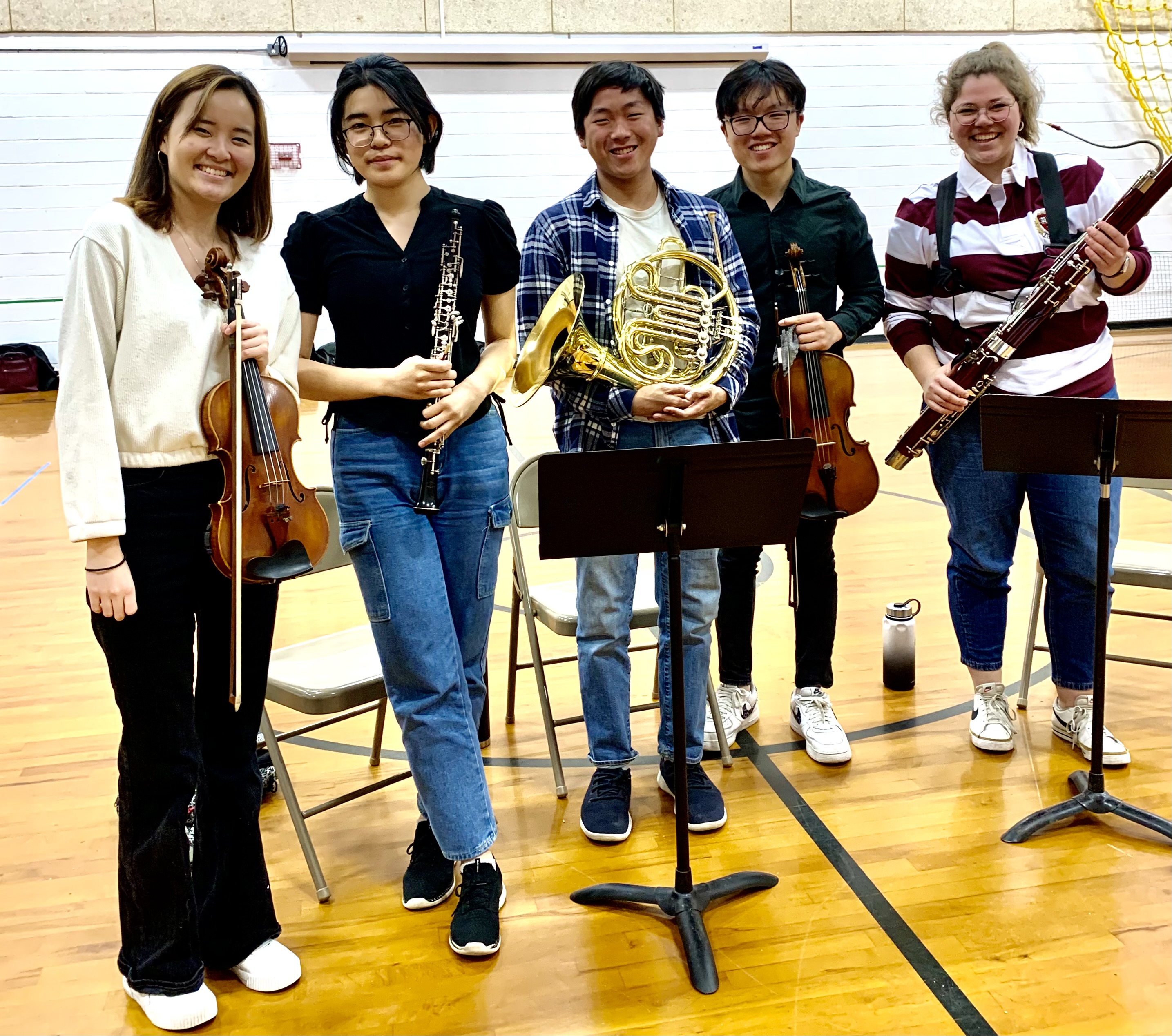 Members of Harvard Radcliffe Orchestra visited Dr. Crisp Elementary ...